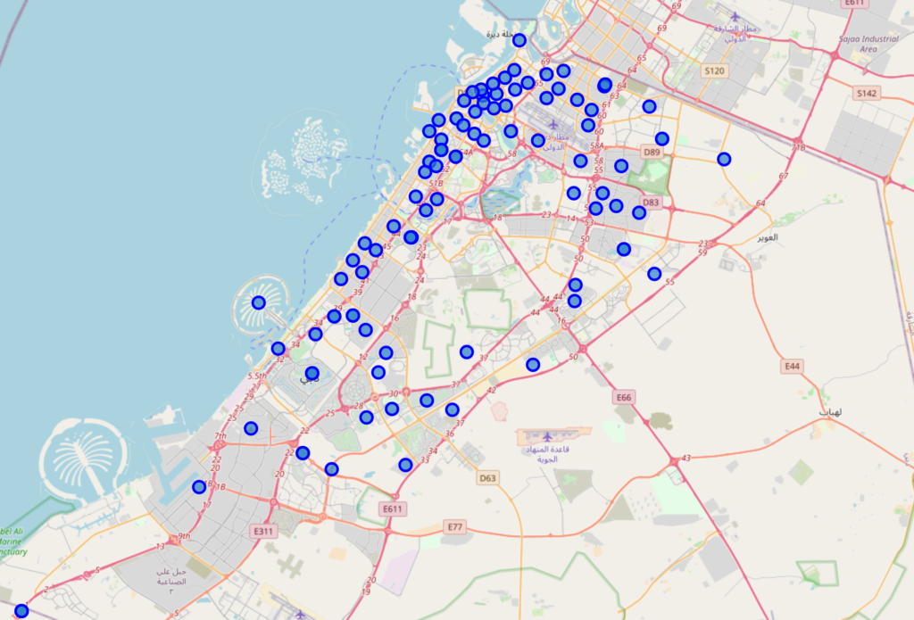 Battle of the Neighborhoods - Dubai Edition